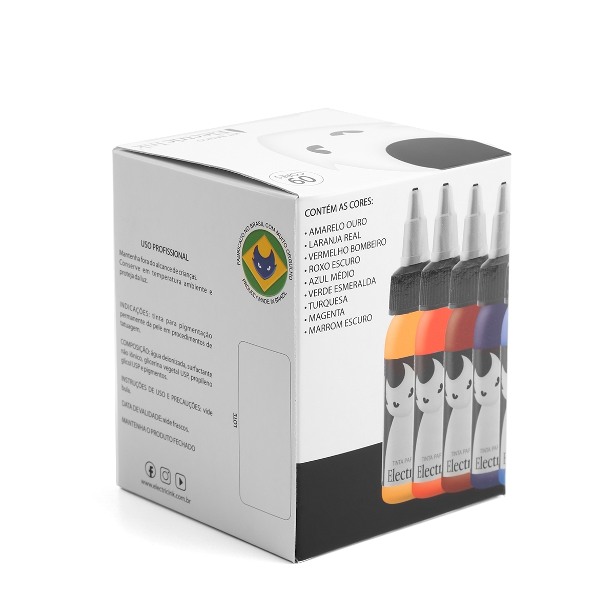 Set Básico Electric Ink - 9 Cores (30ml) Set